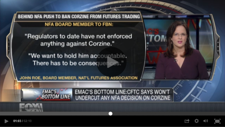 Fox Business News’ Liz MacDonald Breaksdown Roe’s Push to Ban Corzine ...
