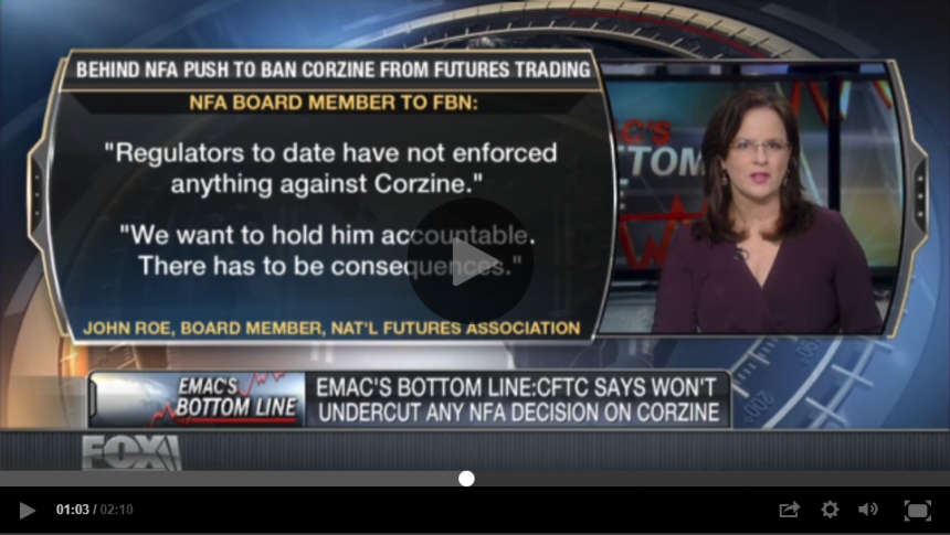 Fox Business News’ Liz MacDonald Breaksdown Roe’s Push to Ban Corzine ...